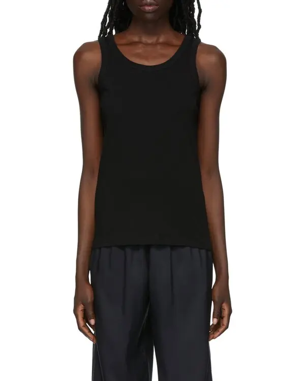 THE ROW Frankie Sleeveless Tank Top - Black