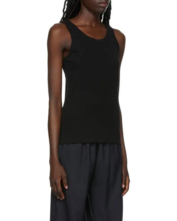 THE ROW Frankie Sleeveless Tank Top - Black