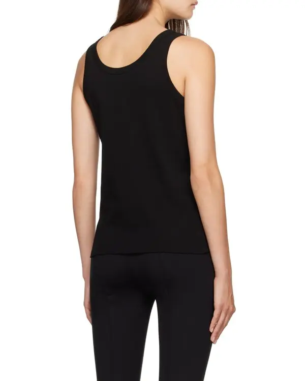 THE ROW Frankie Sleeveless Tank Top - Black