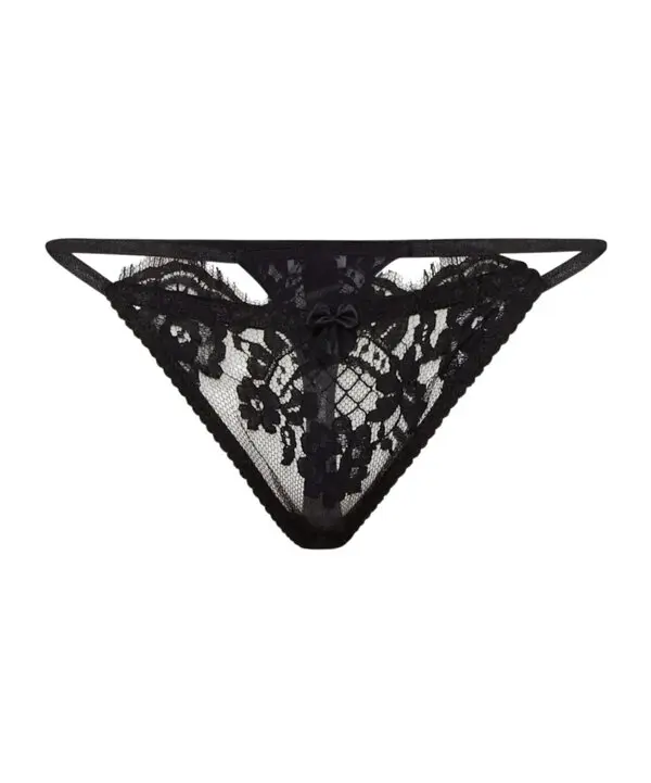 Dsquared2 Lace Thong - Black