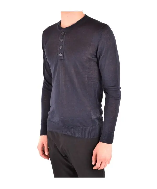Woolrich Long-sleeved Knitwear With Button Closure