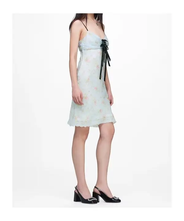 Marc Jacobs Blurred Floral Slip Dress