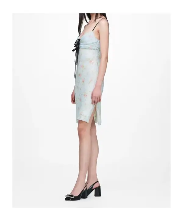 Marc Jacobs Blurred Floral Slip Dress