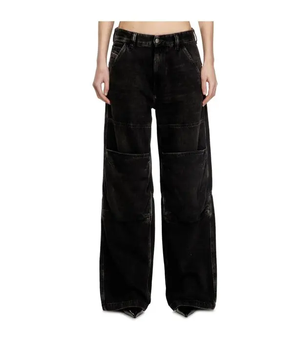 DIESEL® D-shift Wide-leg Jeans