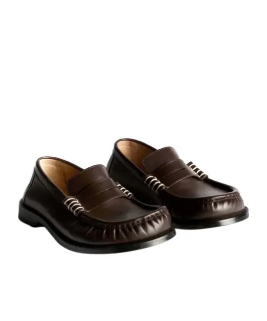 J.W.ANDERSON Loafer Moccasin - Chocolate Brown
