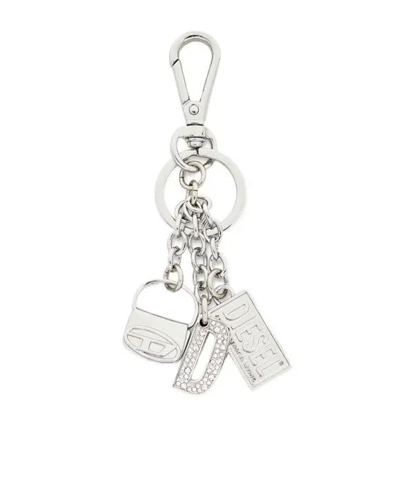DIESEL® 1dr Multicharm Keyring - Silver