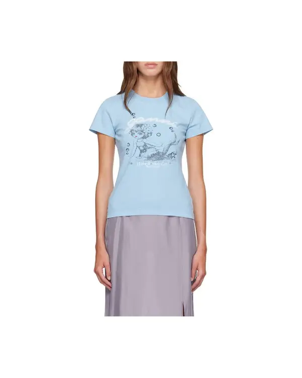 GANNI Graphic Print T-shirt