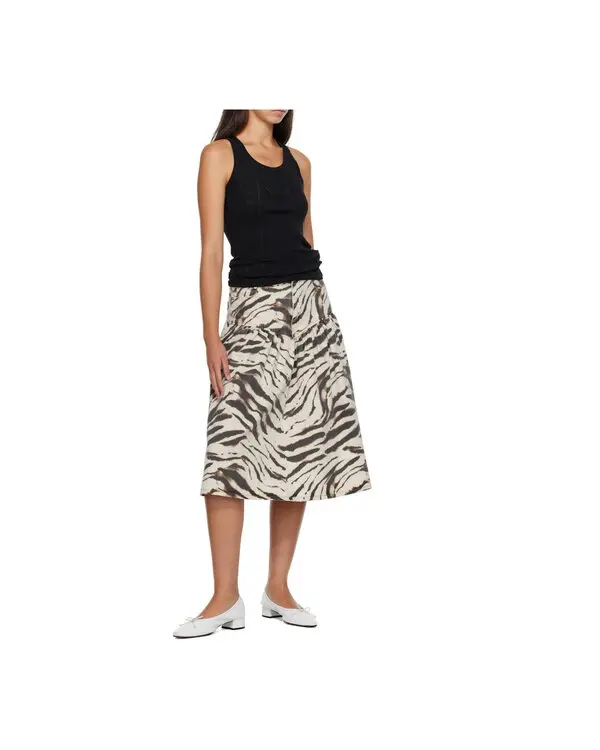 GANNI Sleeveless Vest With Textured Pattern