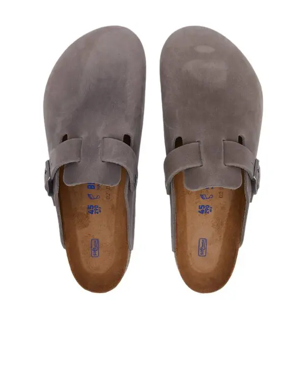 BIRKENSTOCK Boston Clogs With Buckled Strap