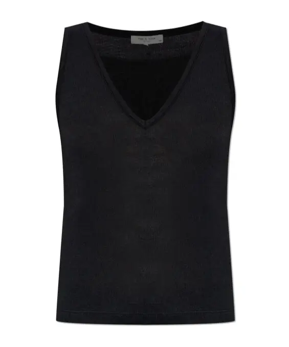 RAG  BONE Rag & Bone Sleeveless V-neck Top