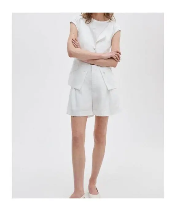 RAG  BONE Rag & Bone Tailored Pleated Shorts
