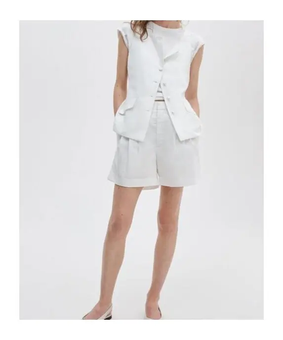RAG  BONE Rag & Bone Tailored Pleated Shorts