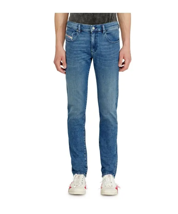 DIESEL® D-strukt Slim-fit Jeans - Medium Blue