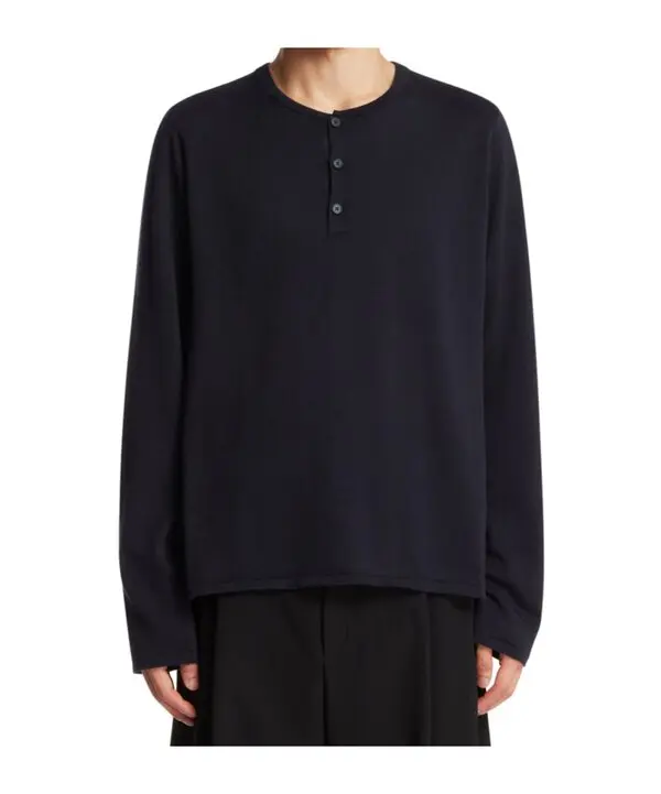 THE ROW Long-sleeved Knitwear With Button-down Front