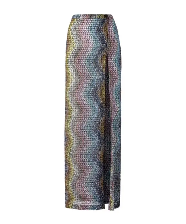 Missoni Sequined Zigzag Maxi Skirt