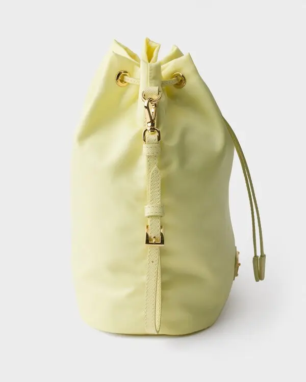Prada Drawstring Clutch With Side Handle
