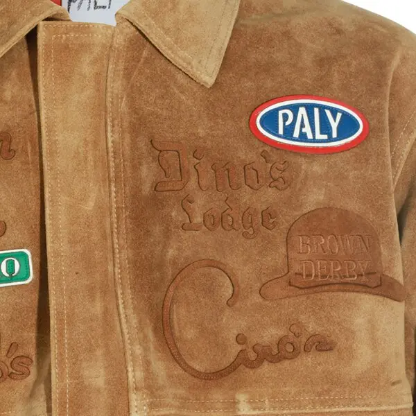 PALY HOLLYWOOD Suede Embroidered And Studded Jacket