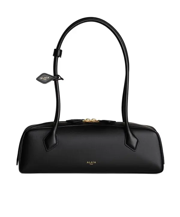 Alaïa Leather Tote Bag - Black