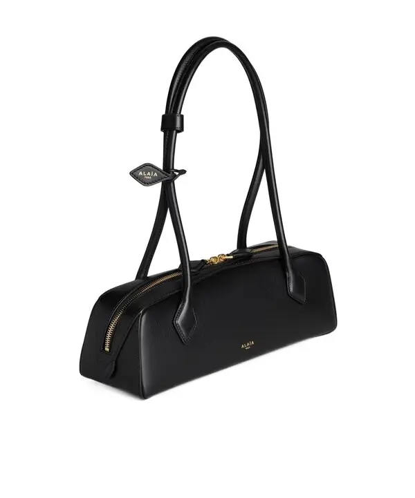 Alaïa Leather Tote Bag - Black