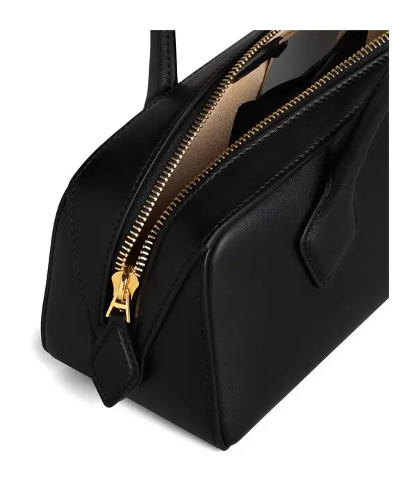 Alaïa Leather Tote Bag - Black