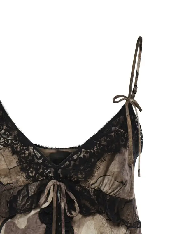 Pinko Lace Trim Camisole Top