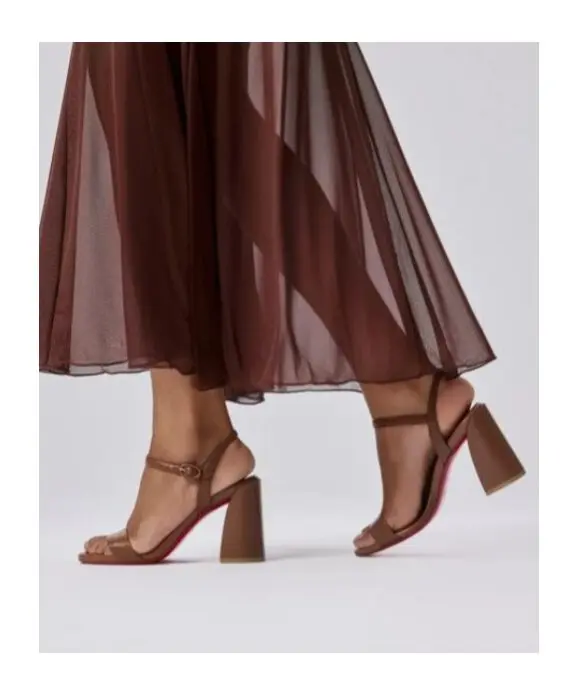 CHRISTIAN LOUBOUTIN Jane Buckled Heeled Sandals