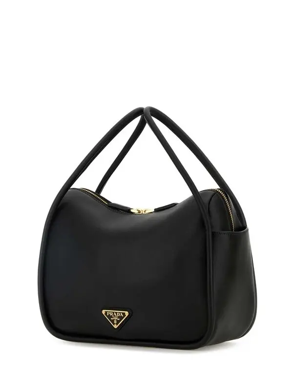 Prada Double Handle Shoulder Bag - Black