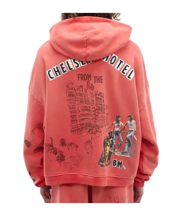 PALY HOLLYWOOD Patterned Printed Hoodie