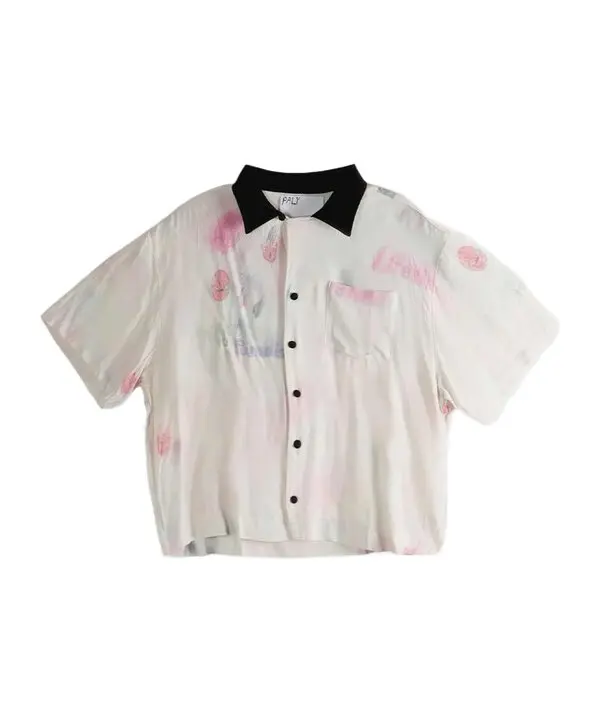 PALY HOLLYWOOD Graphic-print Shirt - White