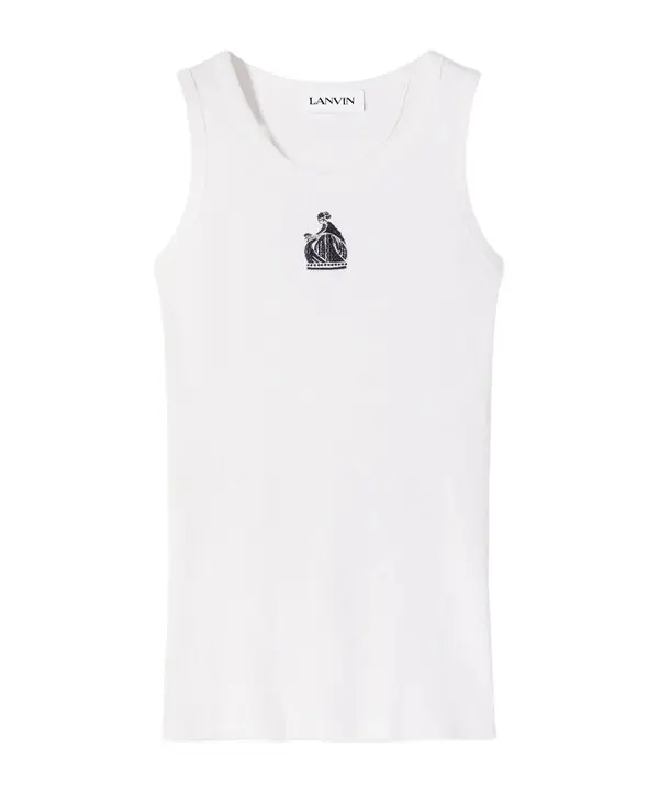 LANVIN Sleeveless Embroidered Vest
