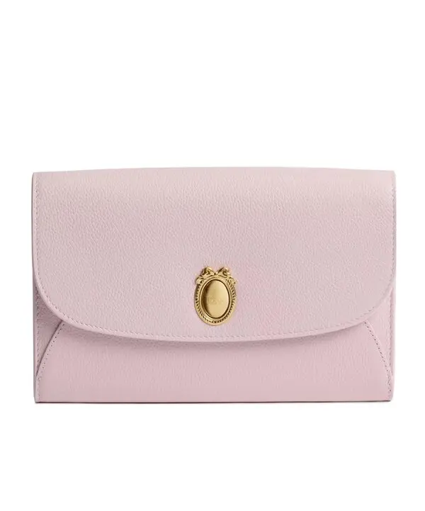 Dior Medaillon Envelope Pouch With Strap - Pink