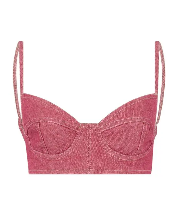 Dsquared2 Denim Bra - Pink