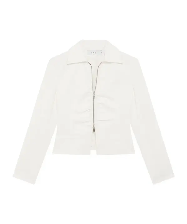 IRO PARIS Helvina Ruched Zip Jacket - No