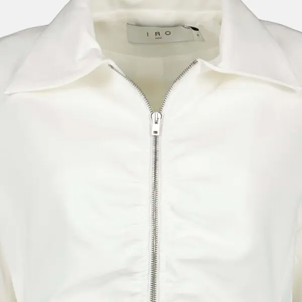IRO PARIS Helvina Ruched Zip Jacket - No