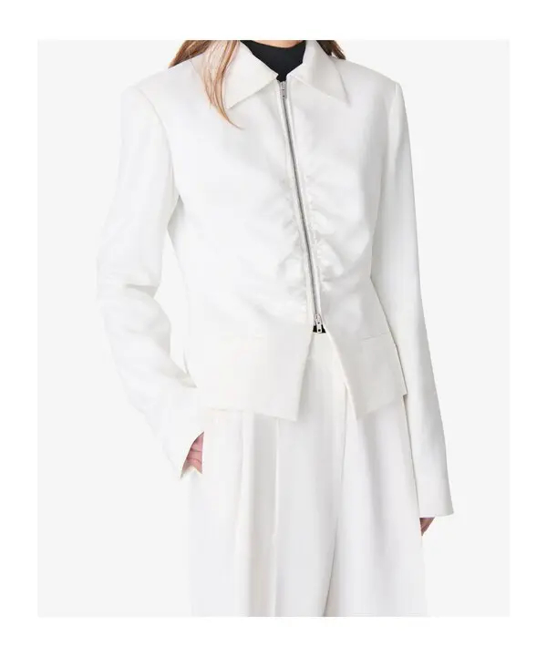 IRO PARIS Helvina Ruched Zip Jacket - No