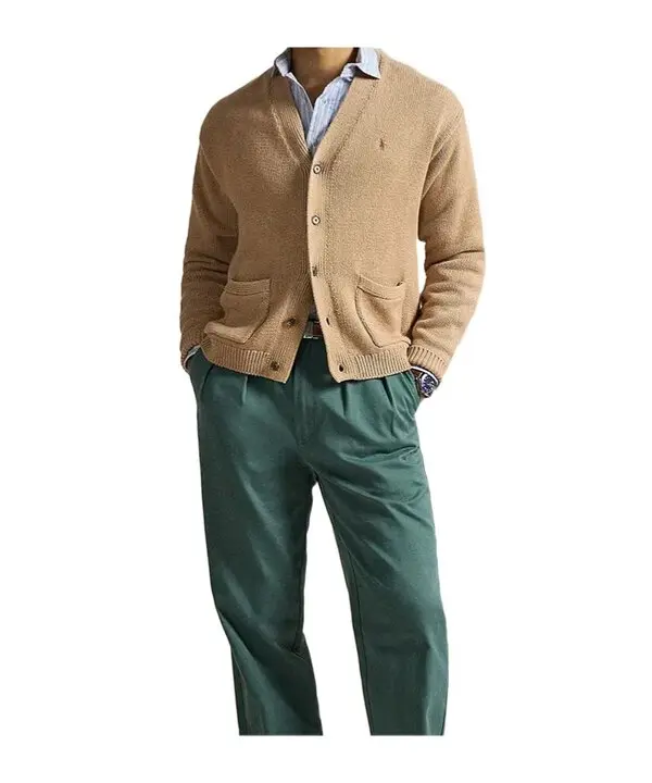 Polo Ralph Lauren Long-sleeved Knitted Cardigan - Green