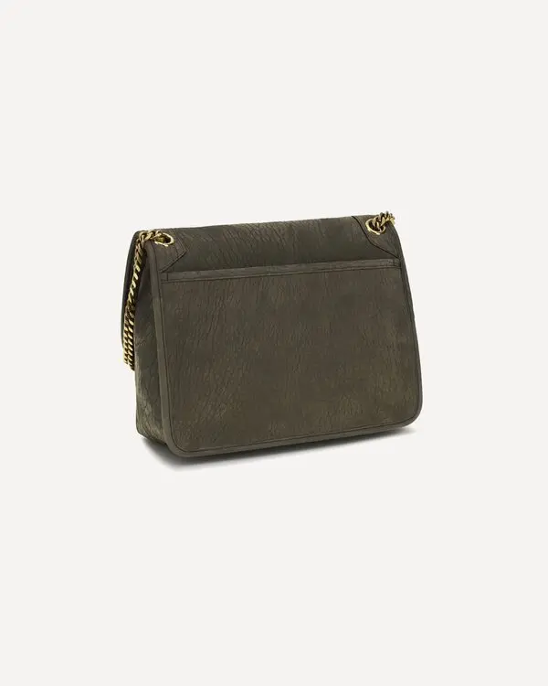 Saint Laurent Niki Logo Plaque Shoulder Bag