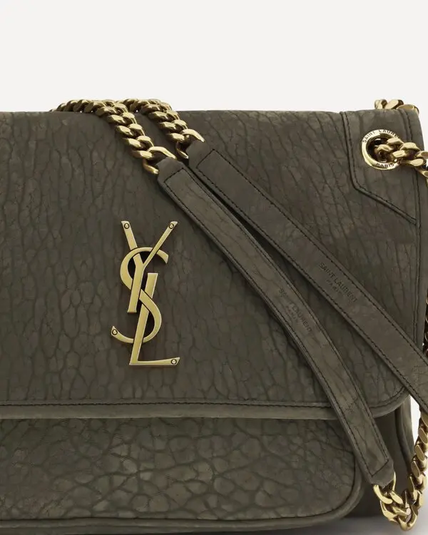 Saint Laurent Niki Logo Plaque Shoulder Bag