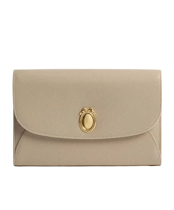 Dior Medaillon Envelope Pouch With Strap - Nude