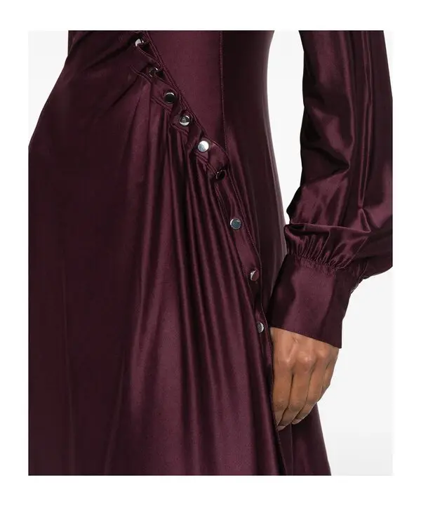 Rabanne Asymmetrical Draped Shirt Dress