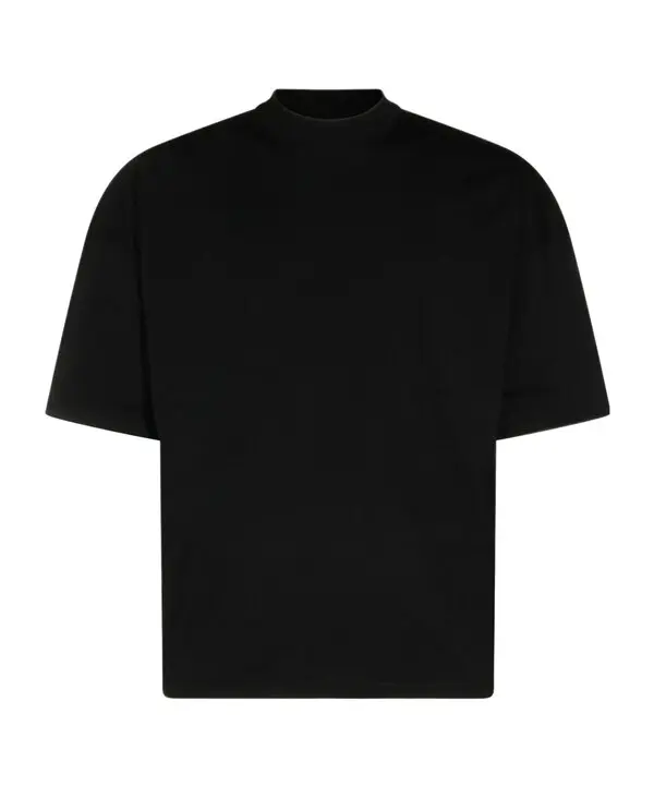JIL SANDER Mock-neck T-shirt - Black