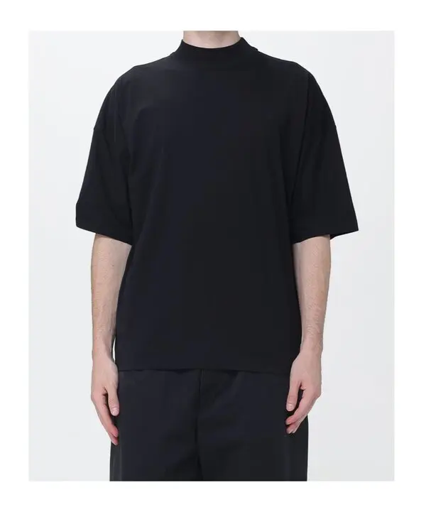 JIL SANDER Mock-neck T-shirt - Black