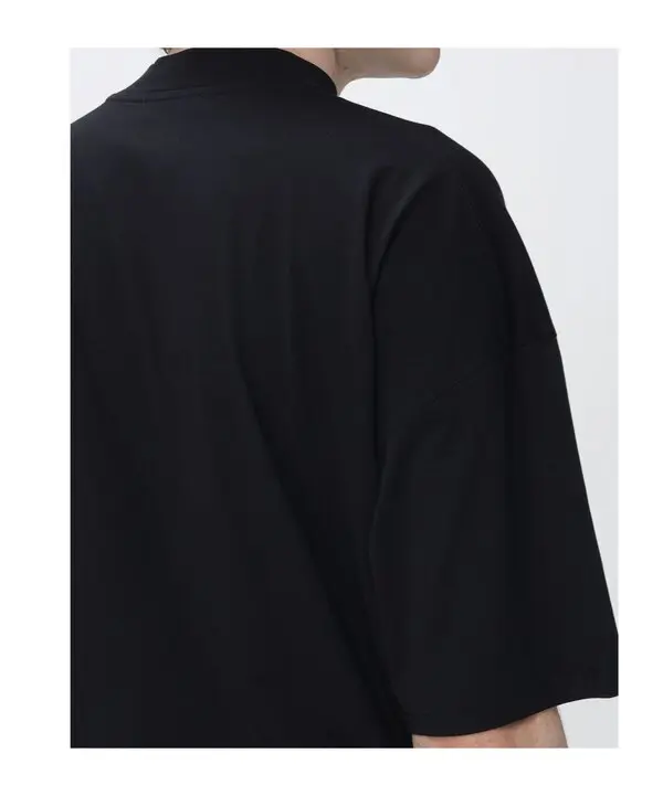 JIL SANDER Mock-neck T-shirt - Black