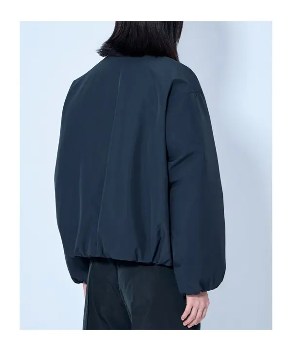 JIL SANDER Snap-front Drawstring Jacket - Black