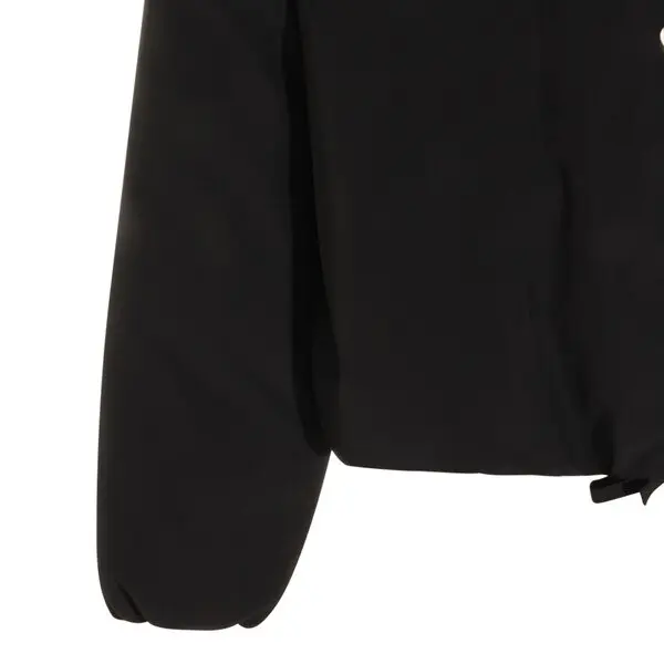 JIL SANDER Snap-front Drawstring Jacket - Black
