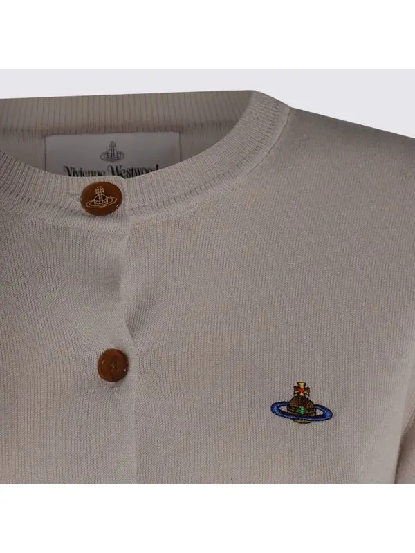 VIVIENNE WESTWOOD Orb Button Cardigan - Nude