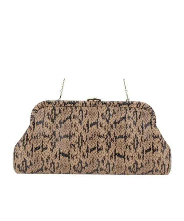 JIMMY CHOO Snakeskin Pattern Shoulder Bag