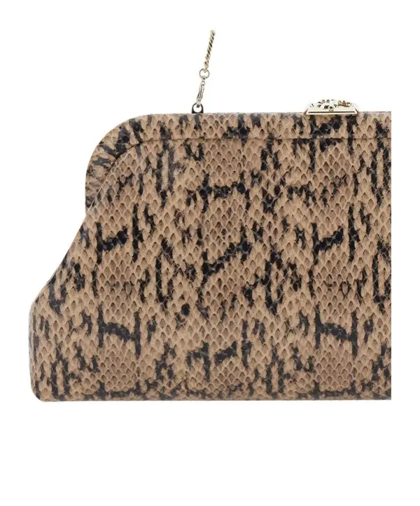 JIMMY CHOO Snakeskin Pattern Shoulder Bag