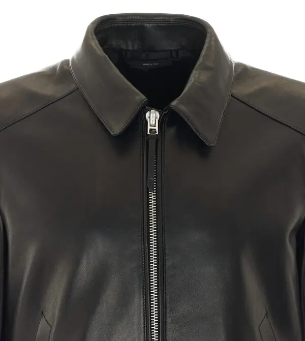 TOM FORD Leather Zip-up Jacket