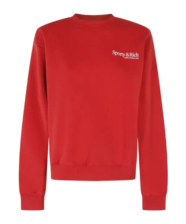 SPORTY  RICH Sporty & Rich Long-sleeved Sweatshirt
